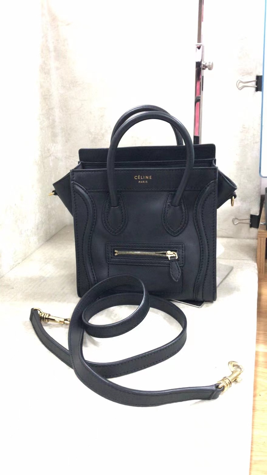 Celine Nano Black Calfskin Tote Bag – Luxury Lookbook US